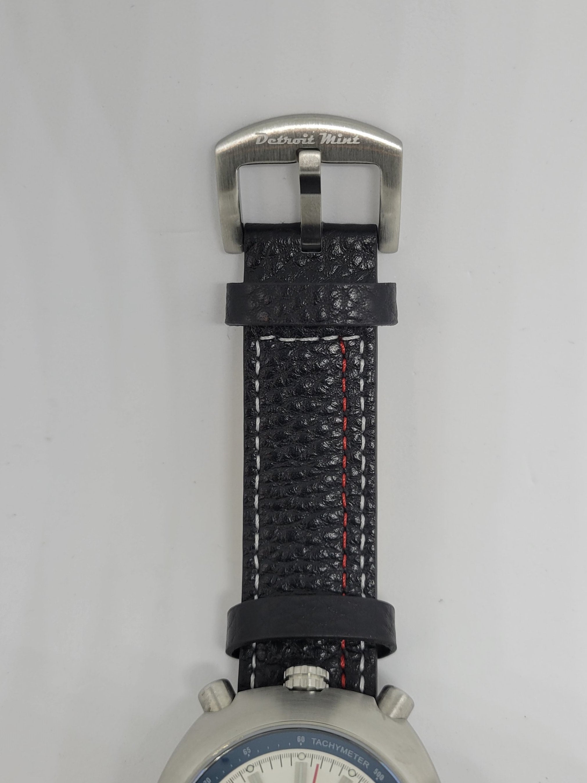 Detroit Mint Mechanic Automatic Bullhead Chronograph Silver Panda ...