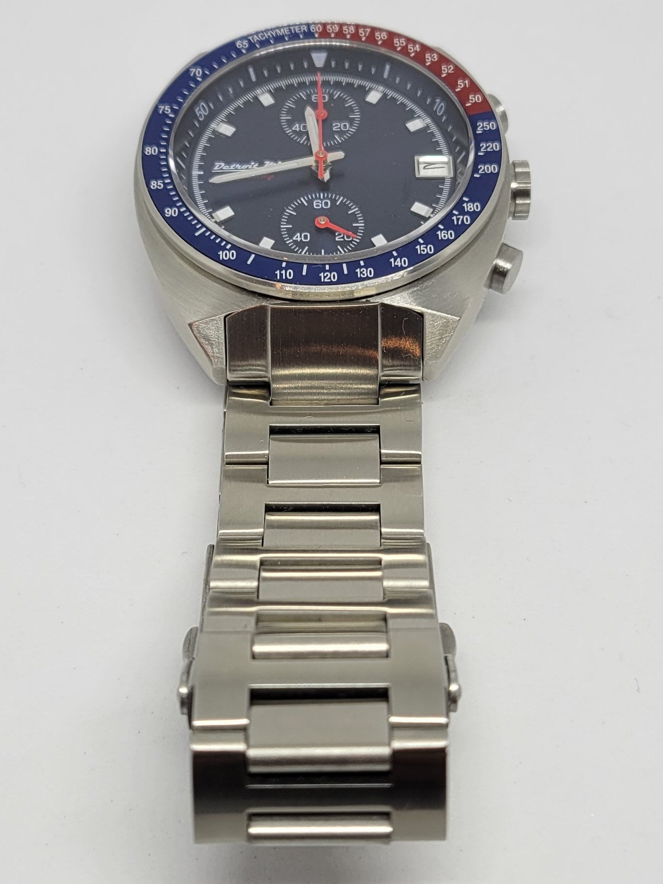Detroit Mint Speedy Chronograph Blue Horizon Dial | Detroit Mint