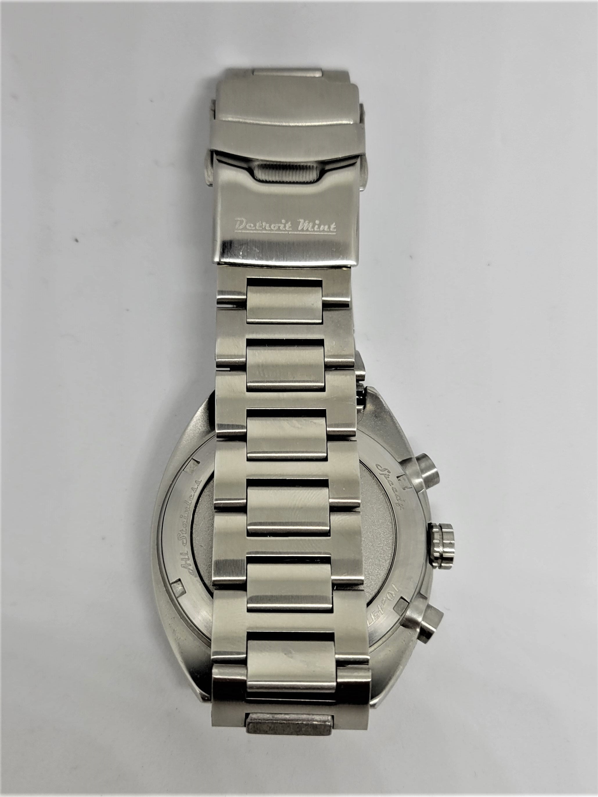 Detroit Mint Speedy Chronograph Blue Horizon Dial | Detroit Mint