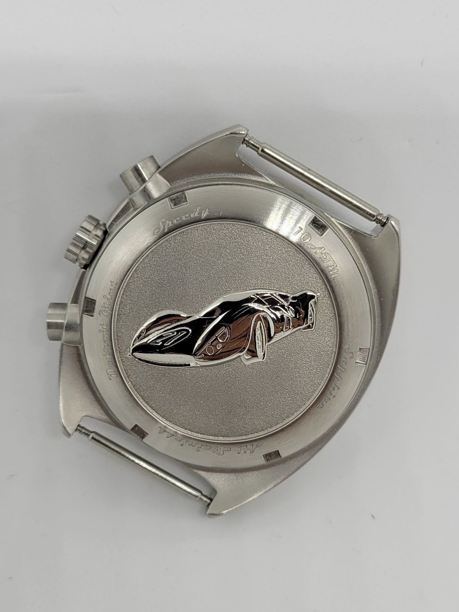 Detroit Mint Speedy Chronograph VK61 Mecha Quartz with Brushed Chrome ...